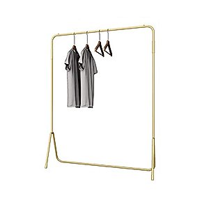 Iron Firm Garment Hanging Display,Floor Garment Rail,Antirust Fashion/Golden / 120cm