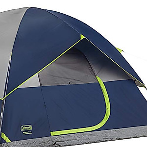 Coleman Sundome Camping Tent, 3 Person, Navy Blue