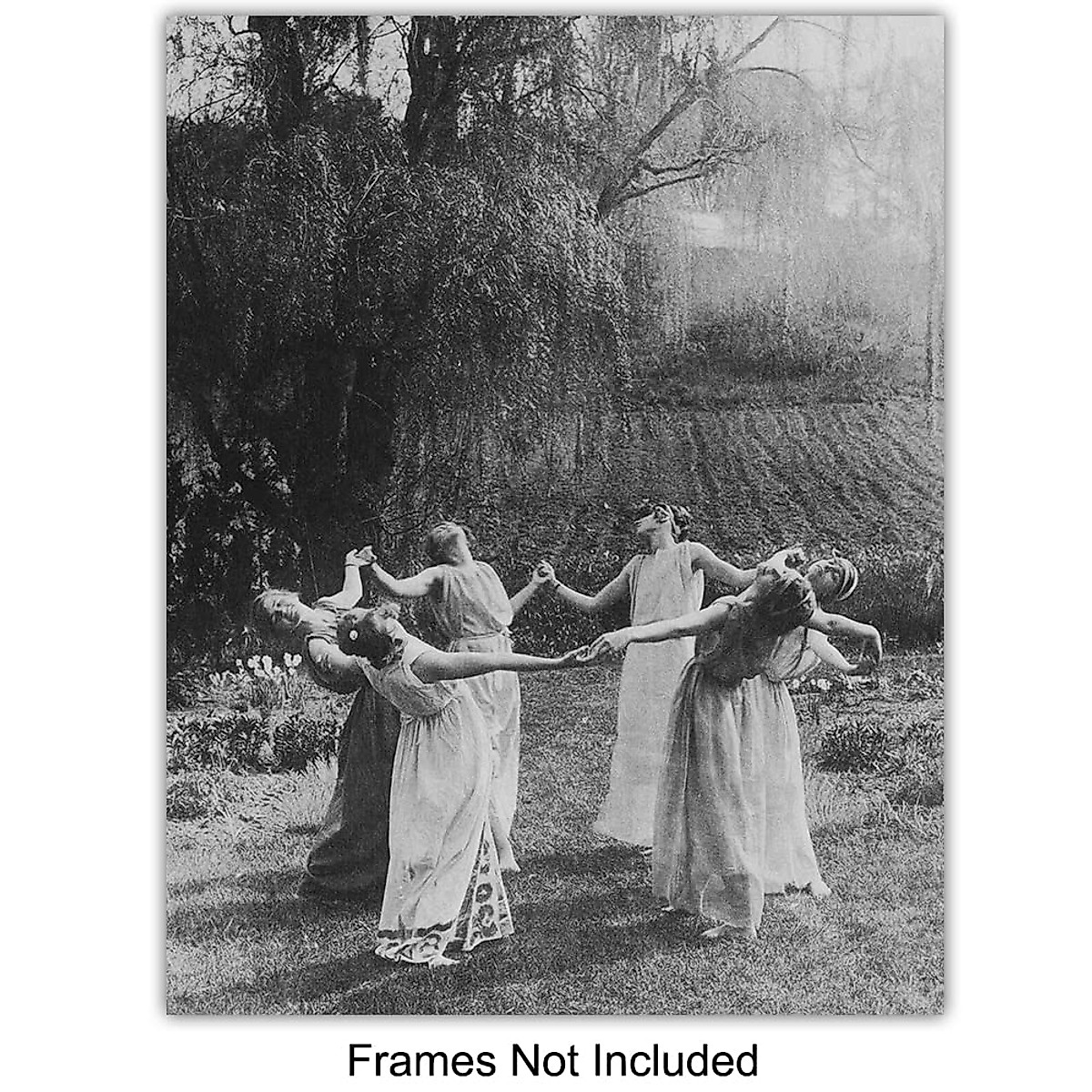 Pagan Decor - Wicca Wiccan Decor - Faerie Goddess Witch Decor - Witchcraft Supplies Accessories - Gothic Home Decor - Goth Wall Art Set - Pagan Gifts - Black Magic, Alchemy, Occult, Mysticism