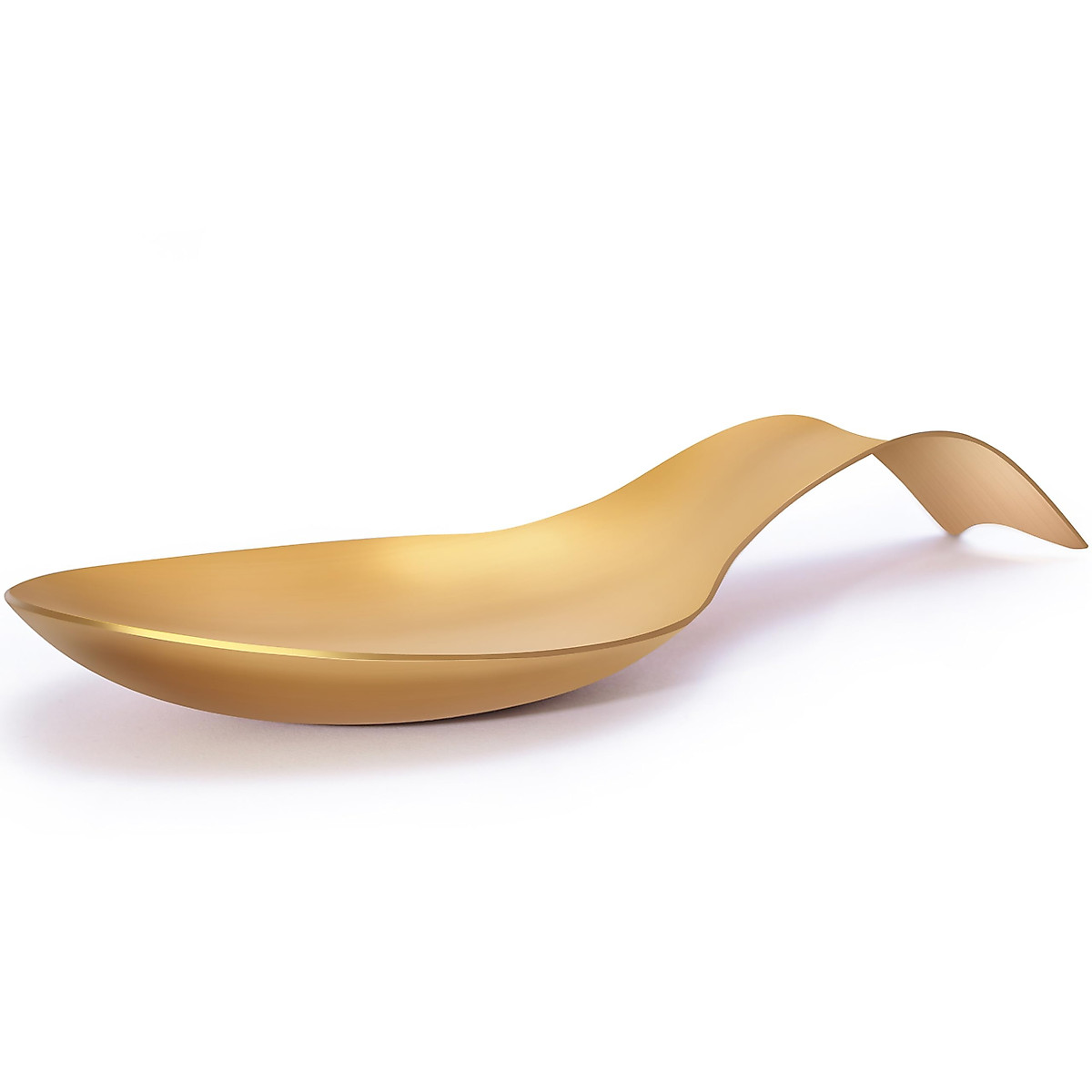 RONDURE Elegant Spoon Rest Holder for Stove Top - Cooking and Kitchen Utensil Holder - Retro Gold Culinary rest