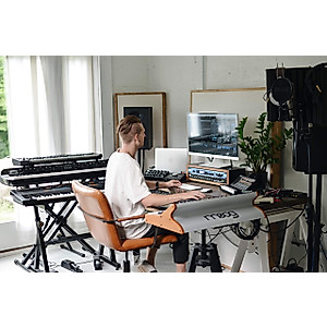 Kali Audio LP-8V2 8” Powered Studio Monitor - 100W Speaker System with Boundary Compensation EQ Settings - for Mixing, Recording, Audio Production - XLR, TRS, RCA Input Ports - Single, Black