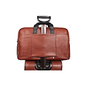 McKlein Wellington Laptop & Tablet Carry-All Duffel, Brown 21"x9"x13"