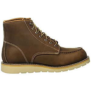 Carhartt Men's 6" Waterproof Moc Toe Casual Wedge Work Boot, Brown, 9 M US