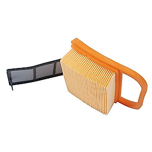 HIFROM Replace Air Filter + Pre Filter with Spark Plug Fit for BR320 STIHL TS410 TS420 Lawn Mower Replace 4238-140-1800 4238 140 4401 42381410300B