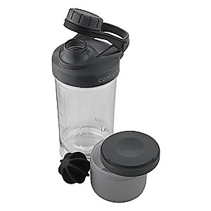 Contigo 2076738 Shake N GO FIT TRITAN STRG 22OZ, Storage, Smoke with Protein Ball