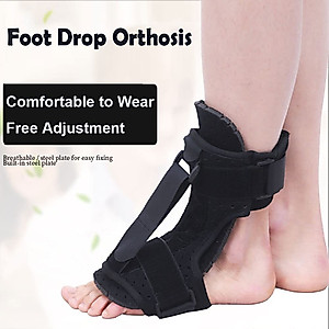 YEYSXSY Plantar Fasciitis Night Splint, Drop Foot Orthotic Brace for Effective Relief from Plantar Fasciitis, Achilles Tendonitis, Heel and Ankle Pain