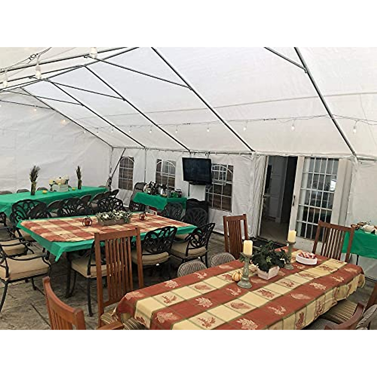 Quictent 20' X 32' /6M X 10M Galvanized Heavy Duty Party Tent Wedding Canopy Gazebo Carport Shelter with Carry Bags