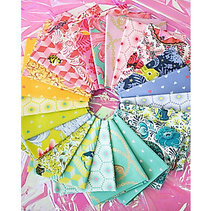 Besties 10" Charm Pack (42 Pieces) by Tula Pink for FreeSpirit (FB610TP.Besties)