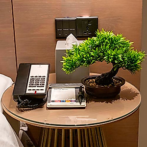 Artificial Bonsai Pine Tree Artificial Plant Decoration, Potted Artificial House Plants, for Decoration, Desktop Display