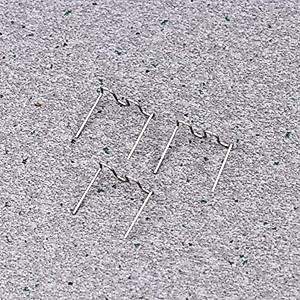 Wakauto 500pcs Welding Rods Hot Staple Repair Machine Plastic Welding Hot Stapler Car Auto Bumper Repair Pre Cut Wave Staples 0.6mm