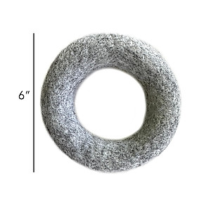 Creature ECO Organic Wool Ring Dog Toys for Moderate Chewers - Eco-Friendly Puppy Toys for Interactive Play - Natural Non Toxic Fetch Toy, Safe for Your Pet & The Planet - 1 Pack