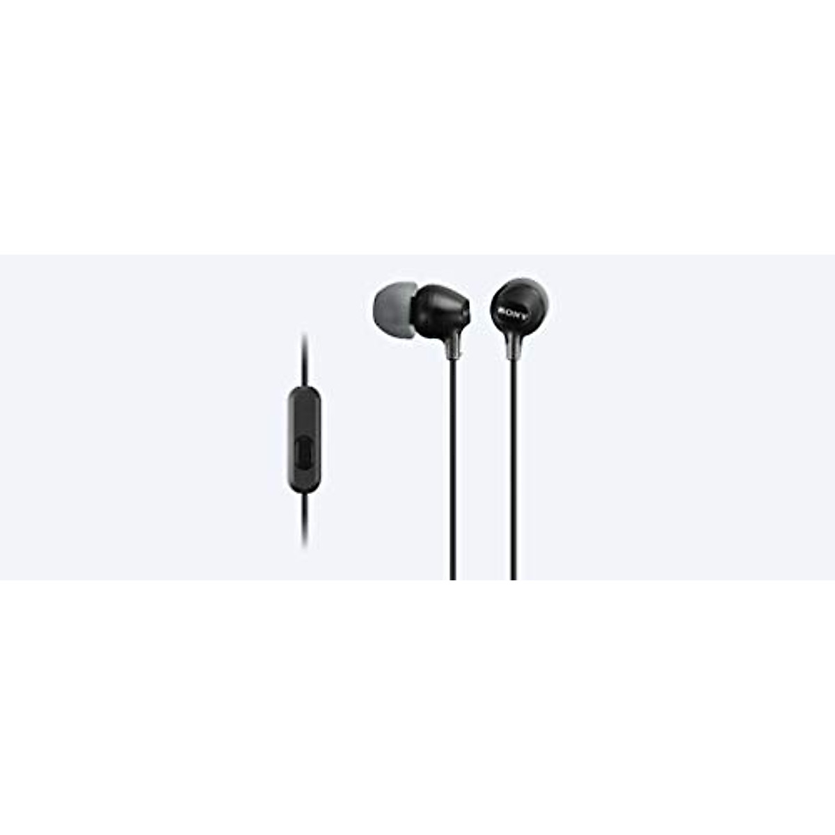Sony MDREX15AP Fashion Color EX Series Earbud Headset with Mic (Black)