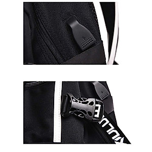 TPS SCP Foundation Women Daypack Cartoon Knapsack Oxford Travel Bagpack USB Laptop Backpack wtih USB Port (7)