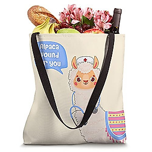 Alpaca Wound for You Cute Llama Wound Care Nurse Gift Tote Bag
