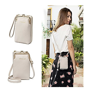 Women Crossbody Bag Shoulder | Cellphone Card holder | Ladies Wallet Purse (Red)