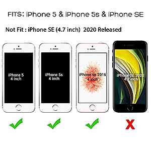 ULAK iPhone SE Case Clear (2016 Edition), iPhone 5s case, iPhone 5 case, Clear Slim Fit 5/5S/SE Case with Transparent Flexible Soft TPU Bumper Shock-Absorption Cover -Retail Packaging - HD Clear