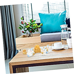 DOITOOL Dragon Decor 6 pcs Resin Mini Adorable Dragon Statue Mini Dragon Statue Desktop Dragon Statue Mini Dragon Figure Adorable Dragon Figure Chinese Zodiac trinkets