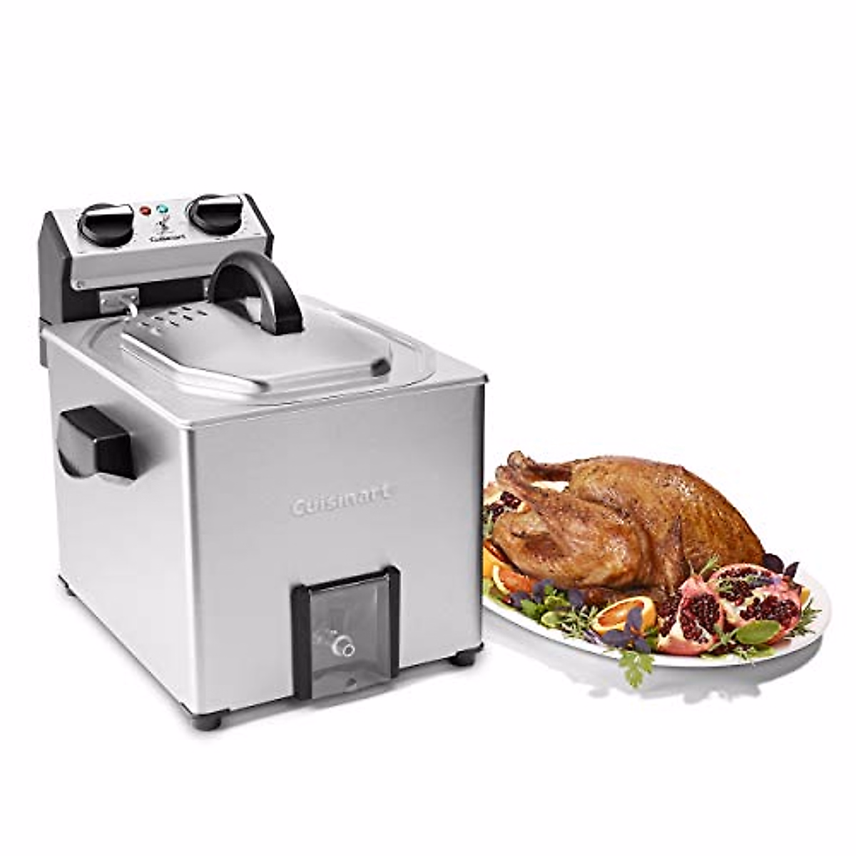 Cuisinart CDF-500 Extra-Large Rotisserie Deep Fryer, Silver
