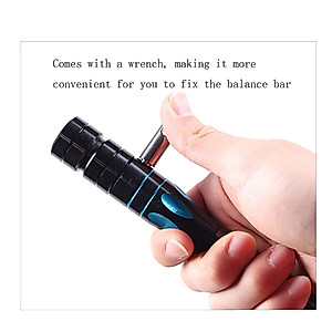 HNZMDY 10 Inch 12 Inch 15 Inch Archery Bow Stabilizer Balance Bar Rod Side Rod Carbon Fiber Stabilizer Dampen Weight for Compound Bow Recurve Bow Accessory (Blue, 10 inch)