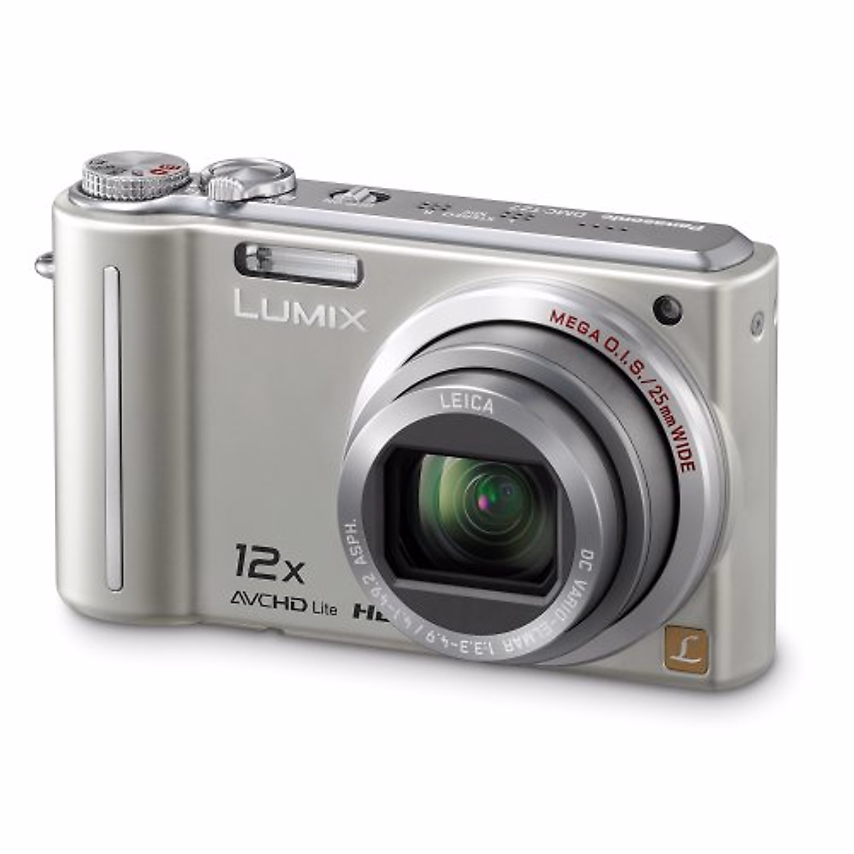 Panasonic Lumix DMC-ZS3 10MP Digital Camera with 12x Wide Angle MEGA Optical Image Stabilized Zoom and 3 inch LCD (Silver)