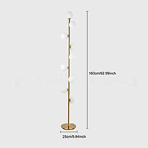 Hsyile Lighting KU300198 Cozy Elegant Modern Creative Floor Lamp for Living Room,Bedroom,Office,9 Lights