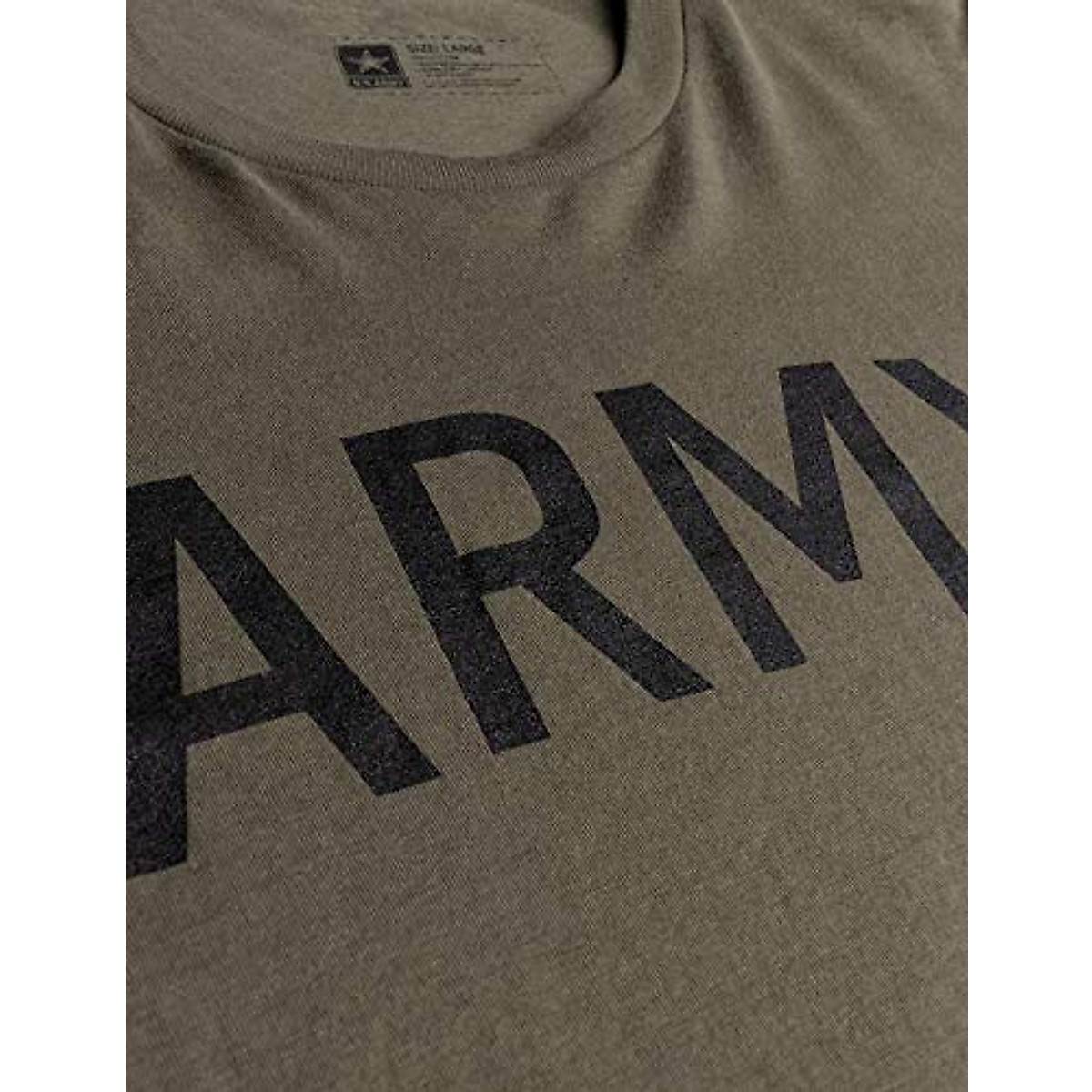 Army PT Style Shirt | U.S. Military Physical Training Infantry Workout T-Shirt-(MilGreen,M)