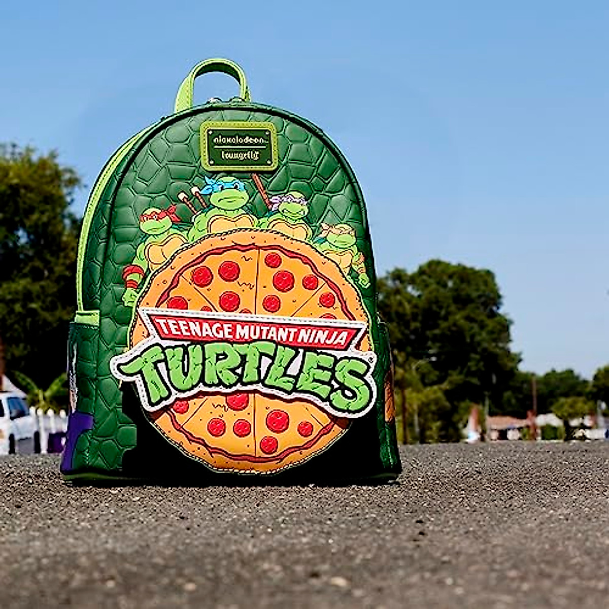 Loungefly Teenage Mutant Ninja Turtles Mini-Backpack, Amazon Exclusive