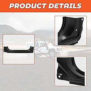 Kojem Outer Rocker Panel Compatible with 1973-1987 Chevy GMC C/K 73-91 Blazer Jimmy LH Driver Side