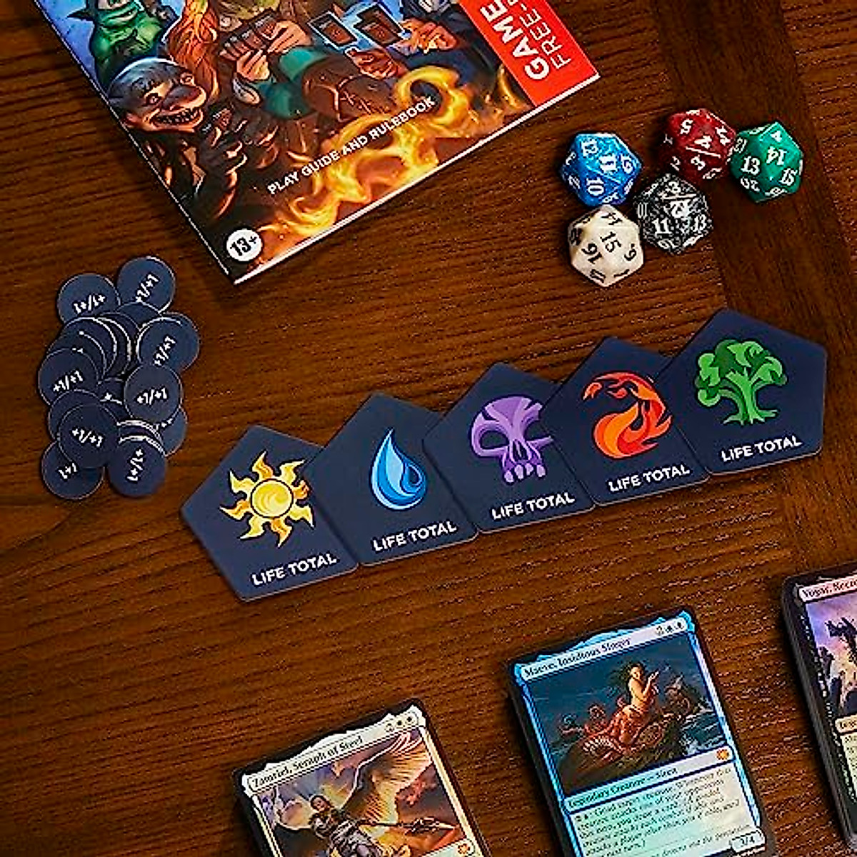 Magic: The Gathering 2022 Game Night - 5 Ready-to-Play Decks, 300 Cards, Ages 13+, 2-5 Players, 30+ Minutes