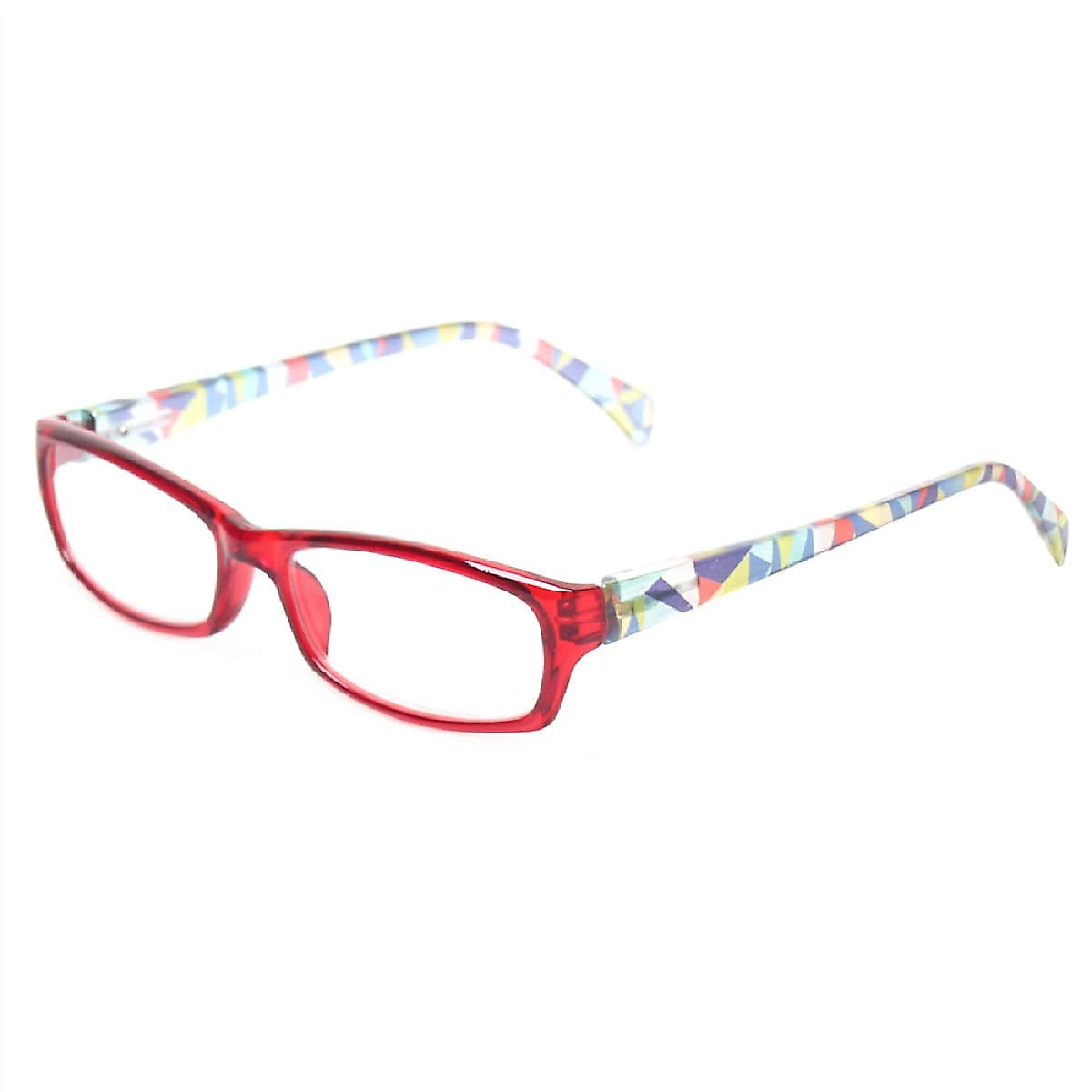 Reading Glasses 5 Pairs Fashion Ladies Readers Spring Hinge with Pattern Print Eyeglasses for Women (5 Pack Mix Color, 2.75)