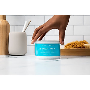 Full Body Hair Removal Sugar Wax For Fine to Medium Hairs - All Natural - Professional Size 14 oz. Tin