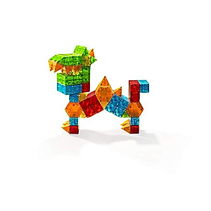 MAGNA-QUBIX 85-PIECE Magnetic Construction Set, The ORIGINAL Magnetic Building Brand