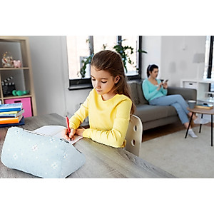 Jay Franco Disney Princess Social Small Tablet Pillow - Soft Holder Rest Support Pillow Features Cinderella, Belle, Jasmine, Rapunzel, & Tiana (Official Disney Product)