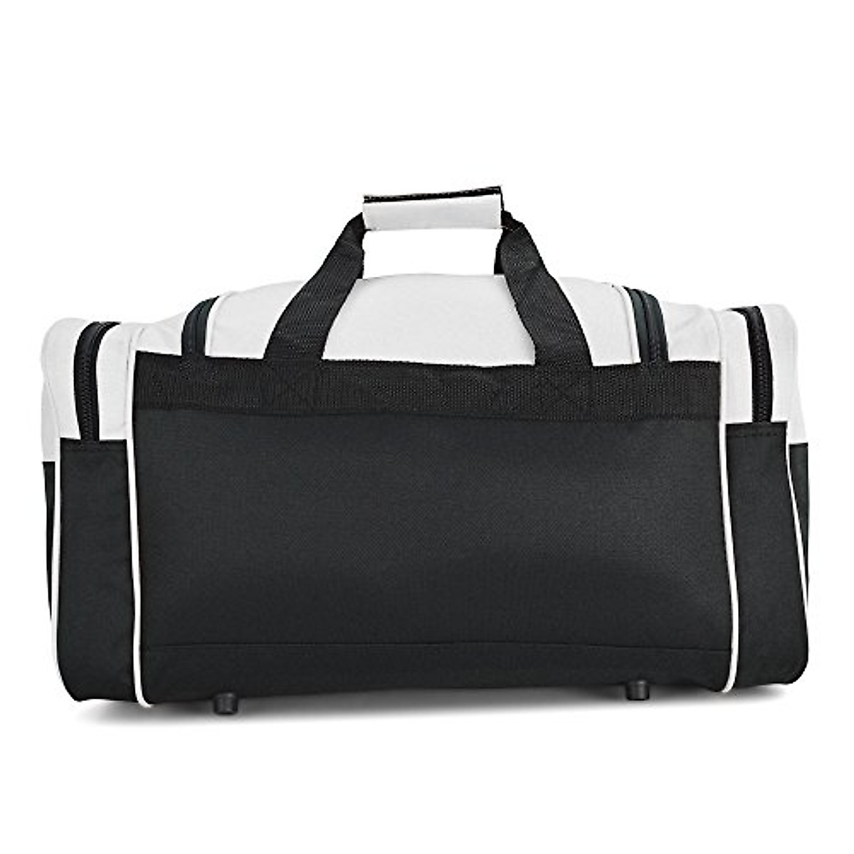 DALIX 21" Sports Duffle Bag Gym Travel Pack in White