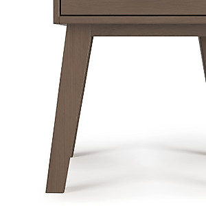 Child Craft SOHO 1 Drawer Nightstand for Nursery or Bedroom, Large Storage Drawer, Made of Sturdy Pinewood, Non-Toxic, Baby Safe Finish (Dusty Heather)