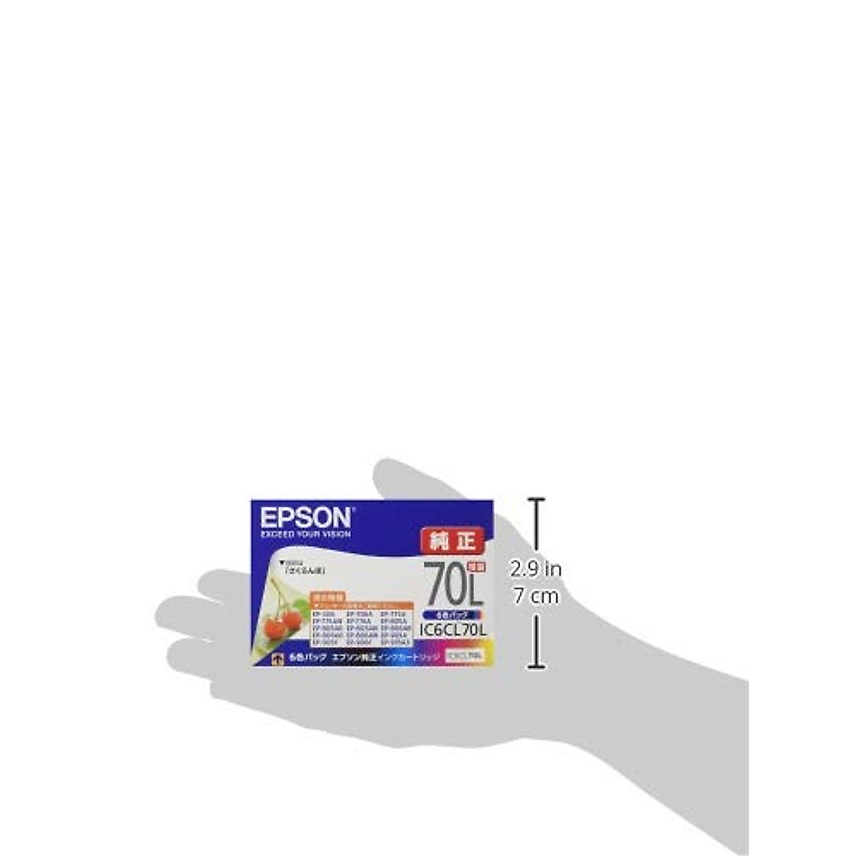 Epson IC6CL70L Genuine Ink Cartridge, Cherry 6 Color Pack, Extra Volume