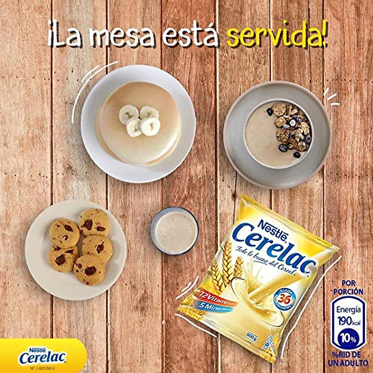 Nestle Cerelac 400 Grs - 1 Pack (Cerelac Venezuela) - Bebida en base a cereal (Trigo) / Instant wheat cereal beverage