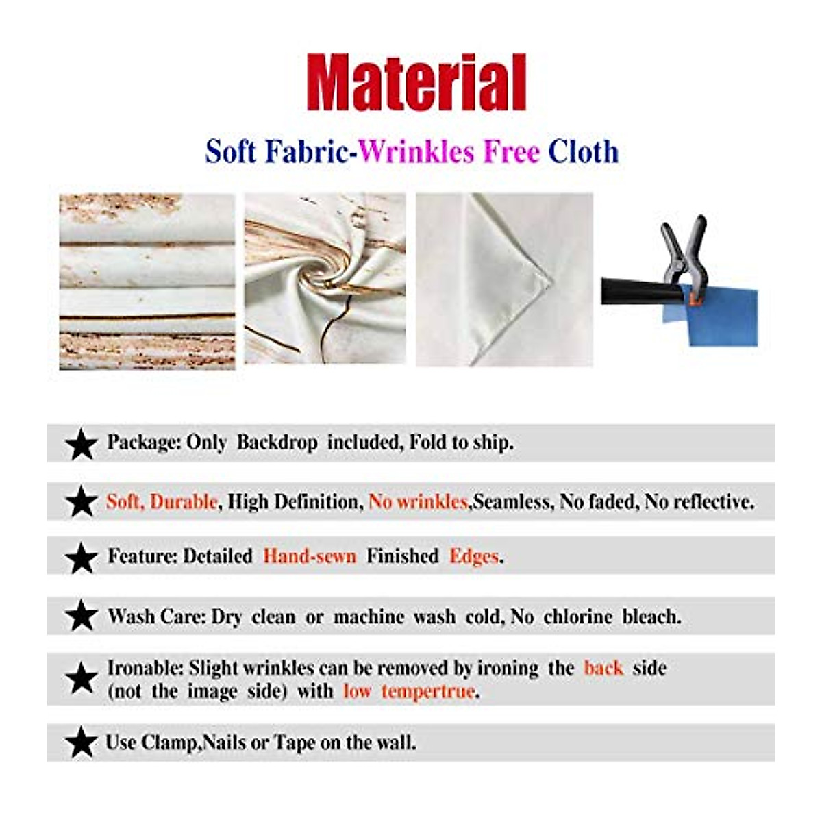 Funnytree 10x8ft Durable Fabric Spring Happy Easter Photography Backdrop No Wrinkles Rustic Wooden Wall Background Bunny Rabbit Eggs Grass Floral Baby Kids Portrait Party Decor Banner Photo Booth