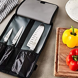 Mercer Culinary 4-Piece Forged Renaissance Starter Set,Black