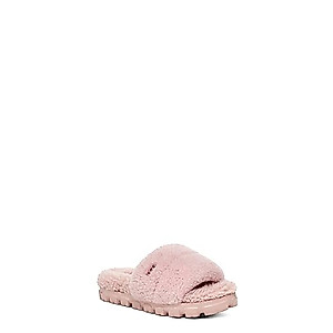 UGG Women's Cozetta Curly Slipper, Rose Grey, 10
