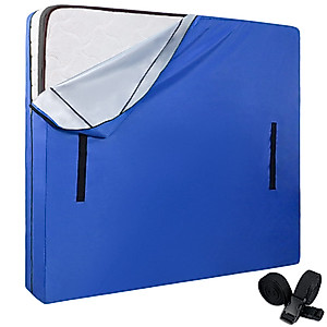 LuxAPP King Mattress Bag for Moving,Waterproof Reusable Mattress Storage Bag with Handles Heavy Duty Zippered