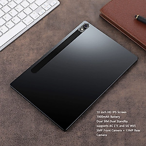 Estink 10 Inch Tablet, IPS LCD Screen, 1960x1080 Resolution, Octa Core CPU, 6GB RAM 256GB ROM, 13 Megapixel Camera, Dual SIM Dual Standby, Can Be Used for Home Study Office