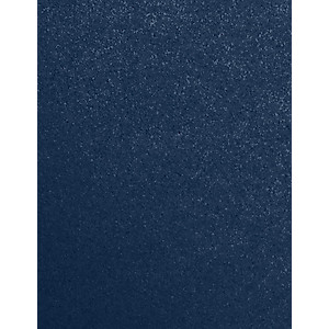 LUXPaper 8.5” x 11” Cardstock for Crafts and Cards in 105 lb. Lapis Metallic - Stardream, Scrapbook Supplies, 50 Pack (Navy)