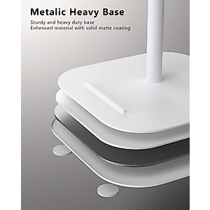 MiiKARE Controller Holder 6 Tiers with Headphone Holder, Adjustable Gaming Controller Headset Stand, Game Controller Stand for All Xbox PS4 PS5 Switch Pro Crontroller Gaming Accessories - White