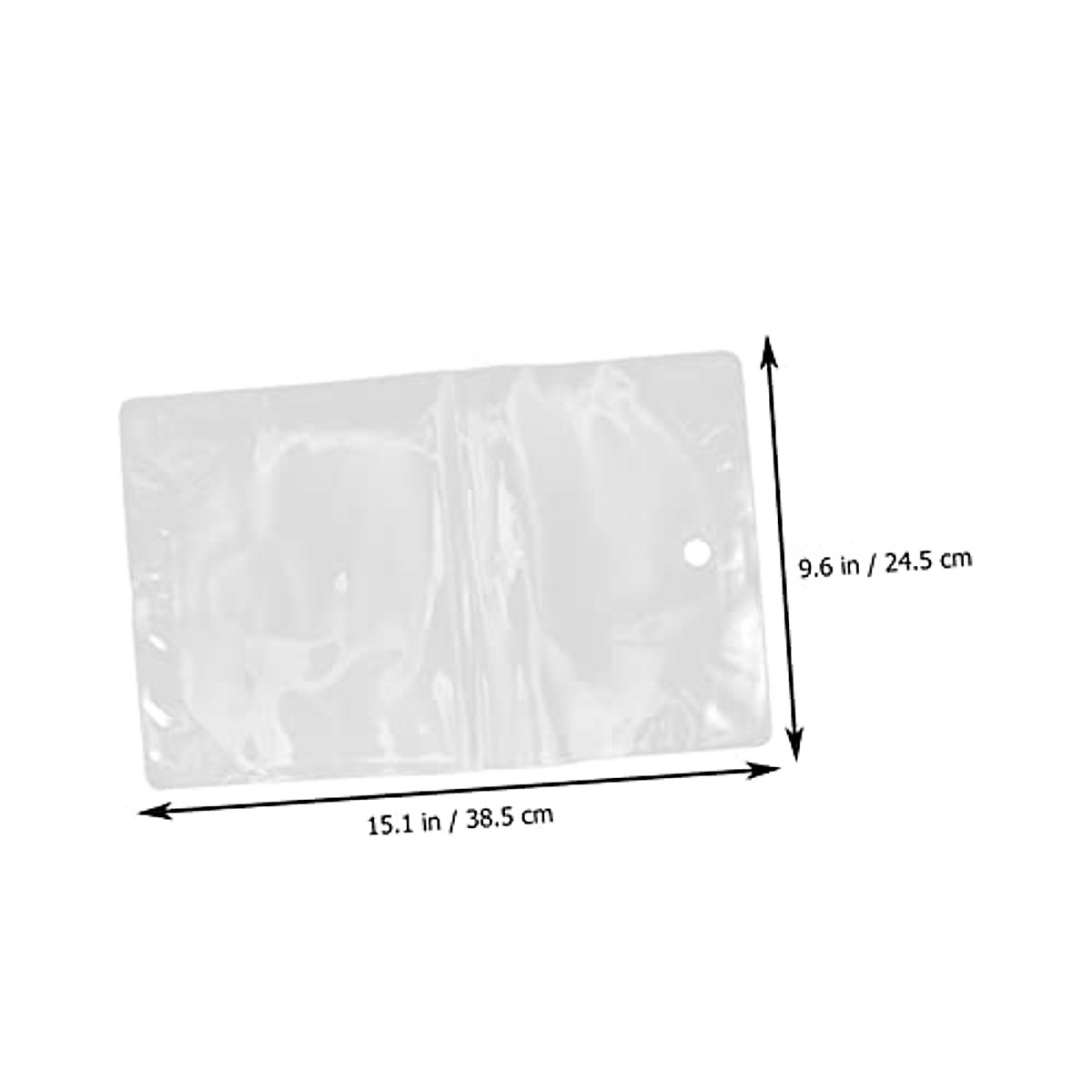 Operitacx 15 Pcs Laptop Case Clear Sheet Protectors Clear Notebook Cover Plastic Book Film Notebook Cover Protector Adjustable Book Cover Book Protection Cover Book Coat PVC Plan Textbook A5