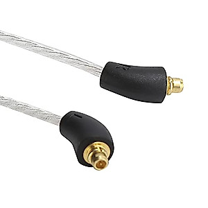 Vbestlife Game Headphone Cable,Plug and Play Earphone Cable,3.5 mm Audio Cable with High Transparent PVC Shell,Volume Adjustment,Microphone,fit for Xelento, for Alo Andromeda Earphones