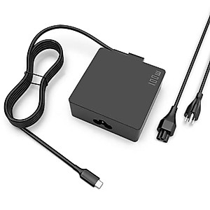 USB C Laptop Charger 100W Fast PD Type C AC Power Adapter for ASUS ROG Flow Z13 X13 Lenovo ACER HP MacBook Pro/Air and More, USB-C DC 5V-20V 3.0A-5.0A,Universal Chromebook/Gaming Laptop Power Supply
