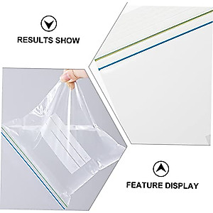 Zerodeko 180 Pcs Storage Bag Vacume Seal Bags Gallon Freezer Bag Reusable Food Freezer Bags Seal Fresh Sealed Leakproof Freezer Bag Leakproof Bags Sealed Fresh Child Refrigerator Toiletries