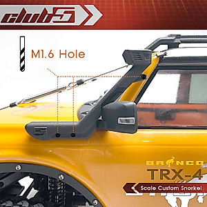 Club 5 Racing Scale Custom Snorkel for TRX-4 2021 Bronco