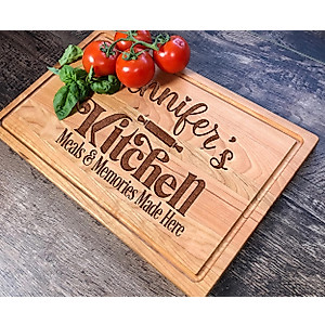 Personalized Cutting Board Housewarming Gift Mr and Mrs Custom Cutting Board Wood Engraved